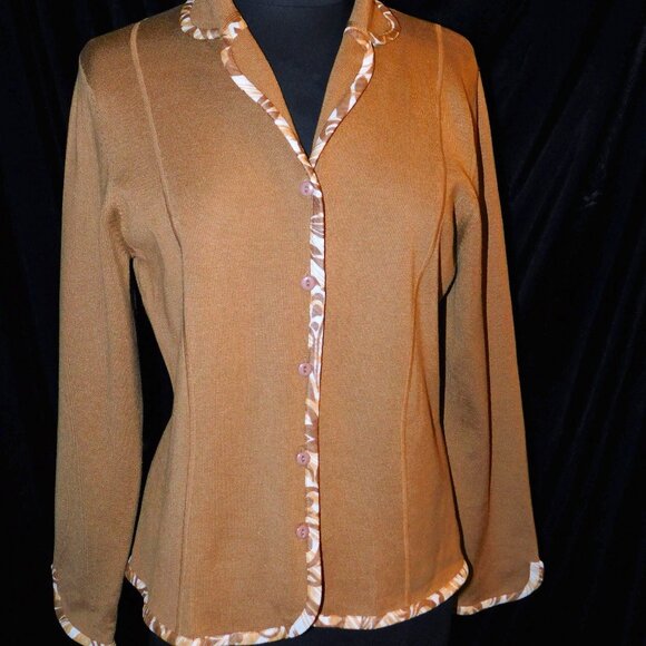 Pendleton | Tops | Cute Vintage Pendleton Silk Sweater Jacket Top For ...
